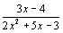Adding and Subtracting Rational Expressions - math homework help