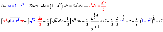 Integration by Substitution - Free math help